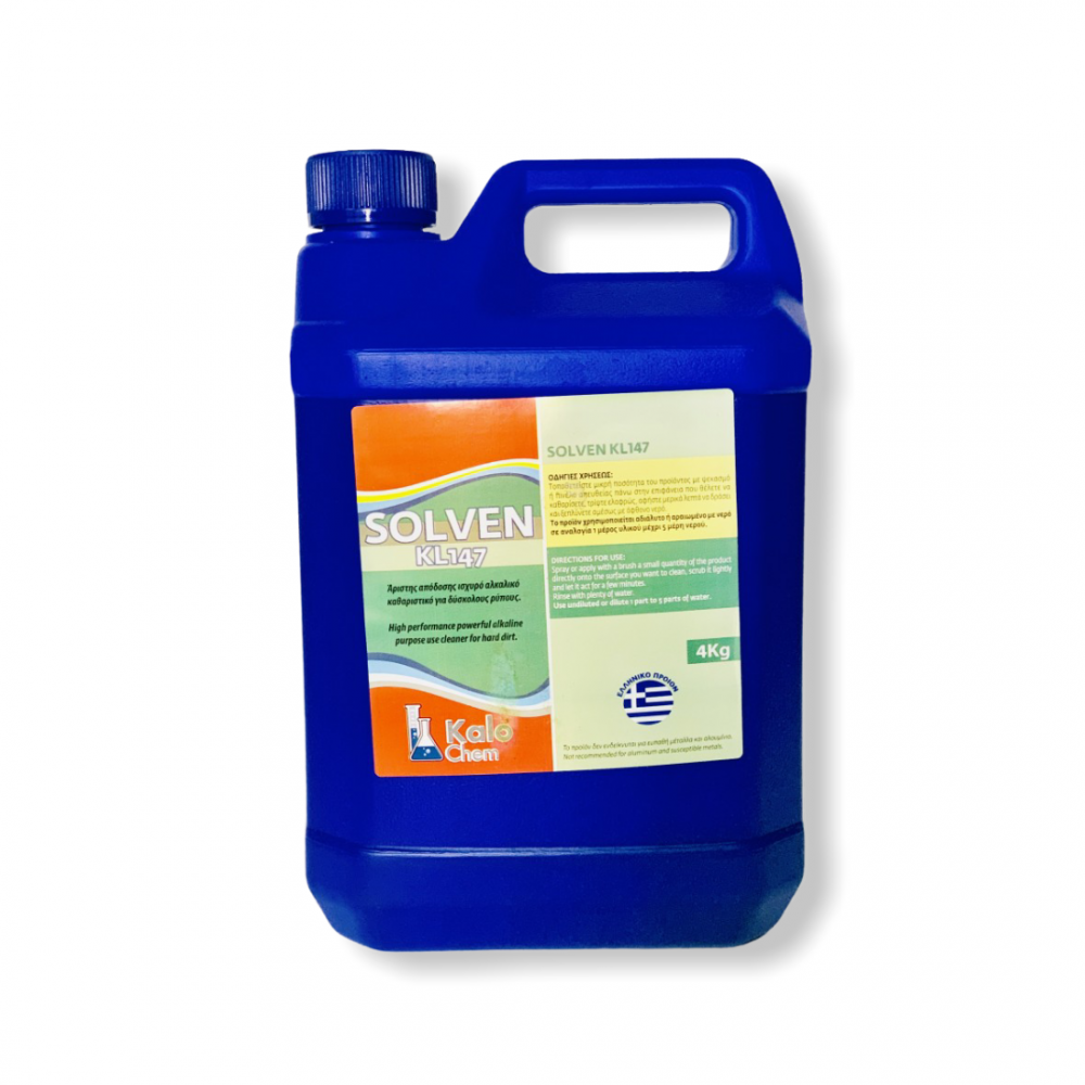 SOLVEN KL147 4kg (Ισχυρό αλκαλικό καθαριστικό για δύσκολους ρύπους)